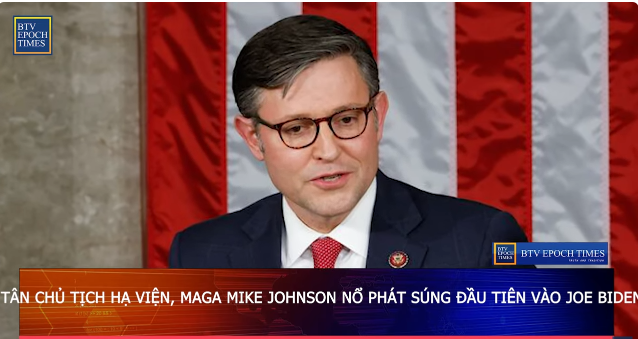 Tin Mới 26/10: Tân Chủ Tịch Hạ Viện, MAGA Mike Johnson Nổ Phát Súng Đầu ...