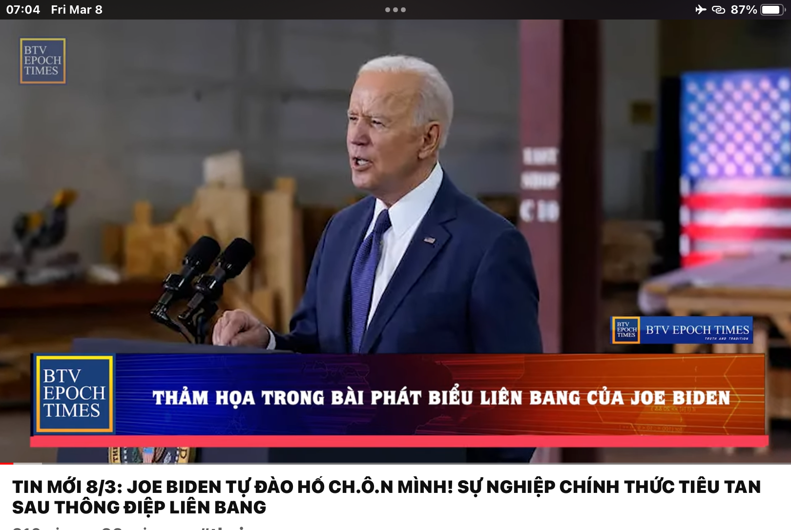Sự nghiệp chính trị của Joe Biden bị tiêu tan sau bài phát biểu ...