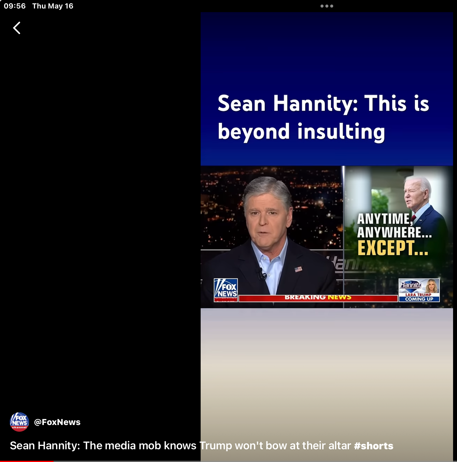 Watch “Sean Hannity: The media mob knows Trump won’t bow at their altar ...