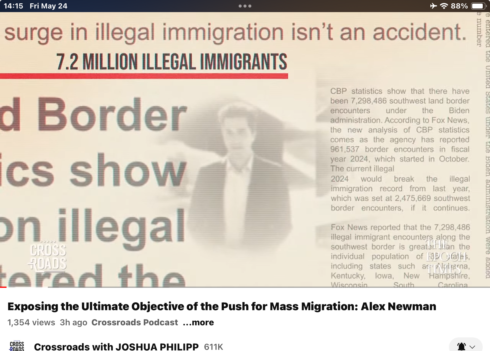 Watch “Exposing the Ultimate Objective of the Push for Mass Migration ...