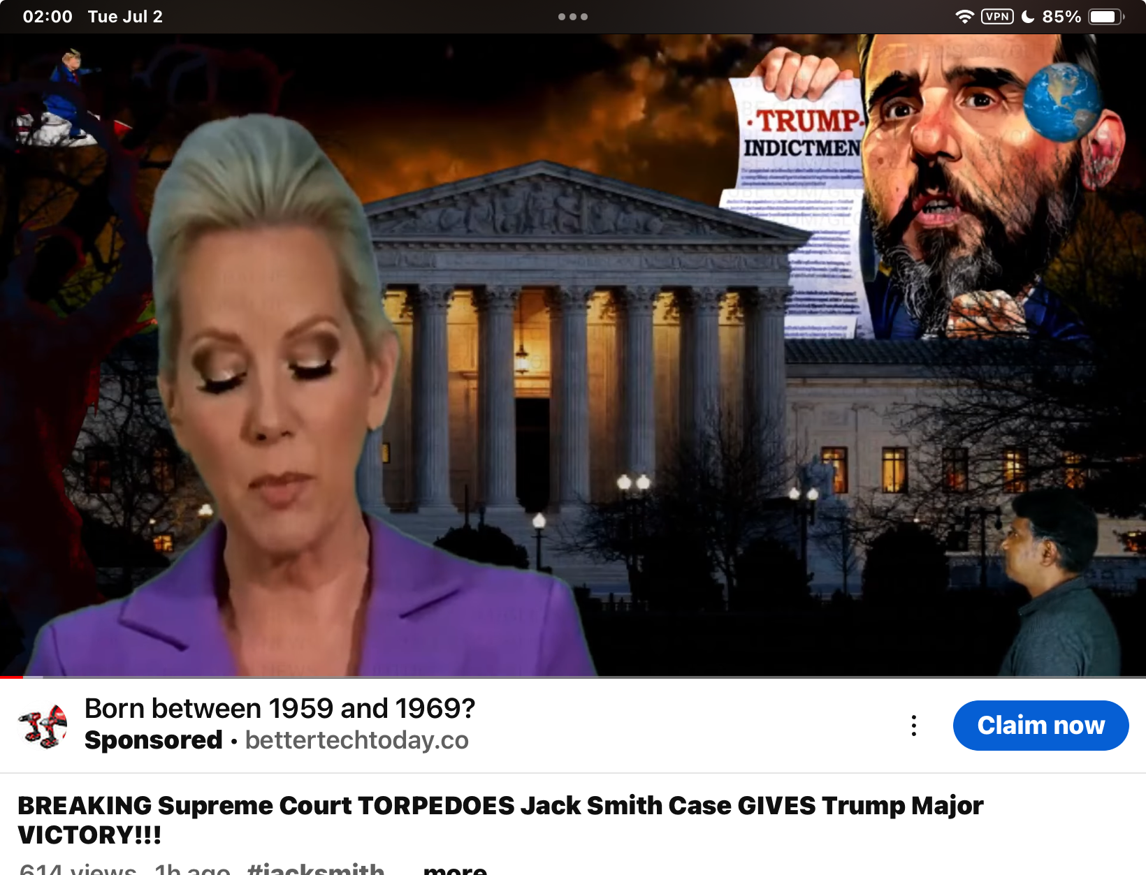Watch “Supreme Court TORPEDOES Jack Smith Case GIVES Trump Major ...