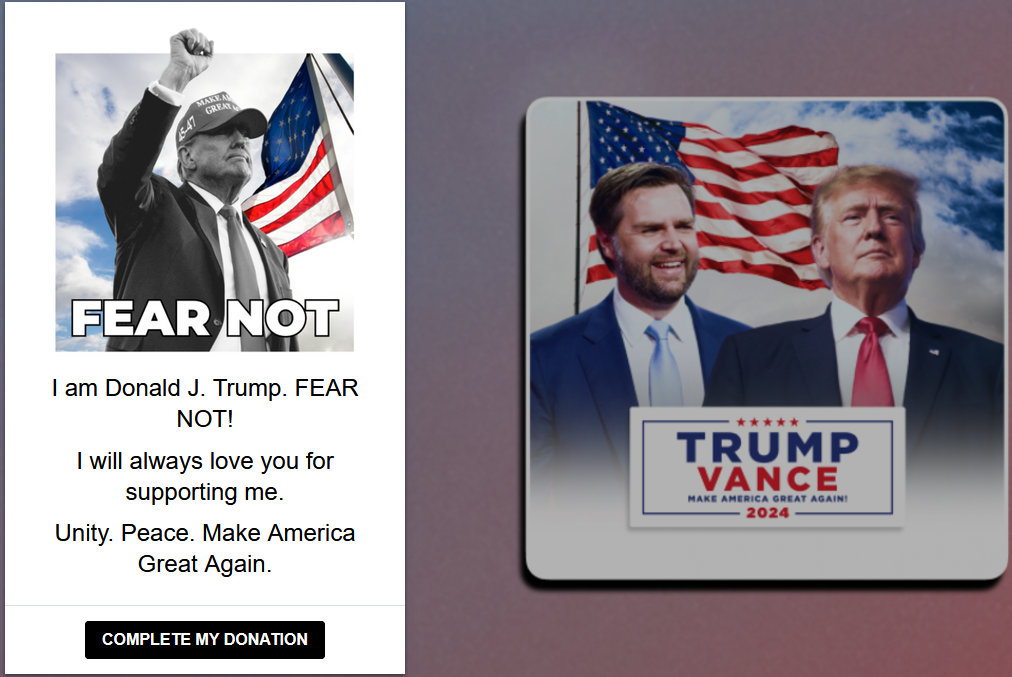 Official website of President Trump to join, contribute, and voluteer ...