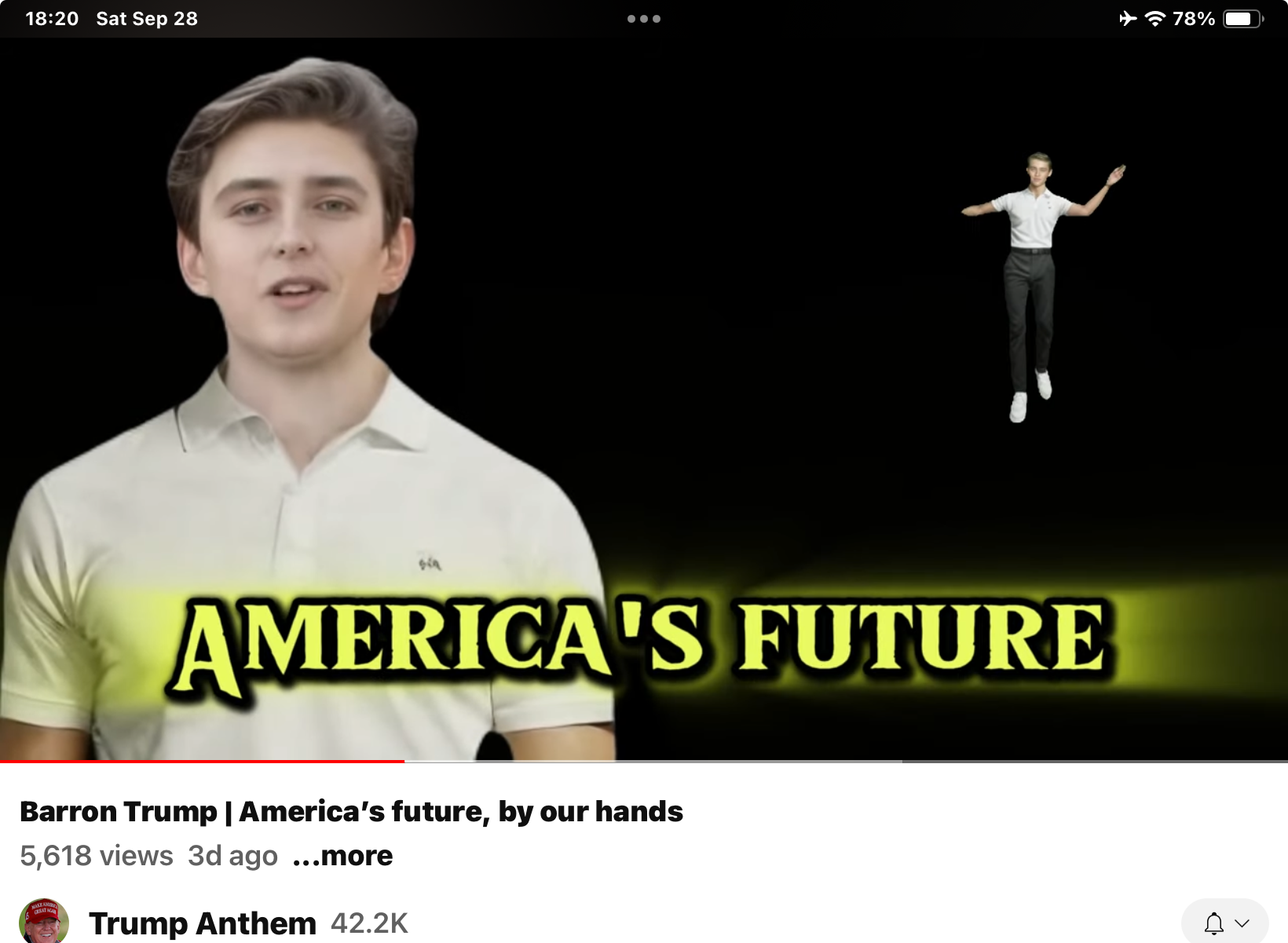 Watch “Barron Trump | America’s future, by our hands” on YouTube ...