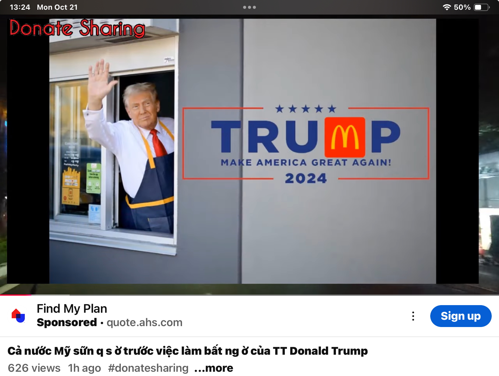 Watch “Cả nước Mỹ sững sờ trước việc làm bất ngờ của TT Donald Trump ...