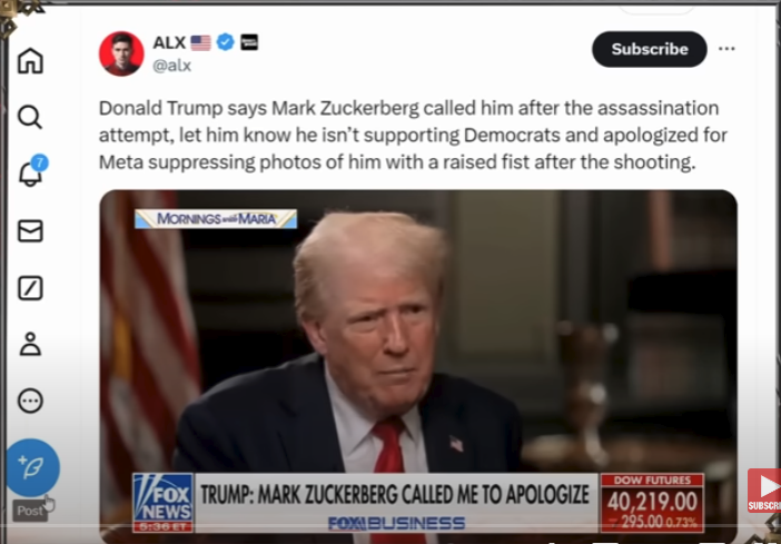 Mark Zuckerberg Does COMPLETE 180, Apologizes for hating Trump in ...