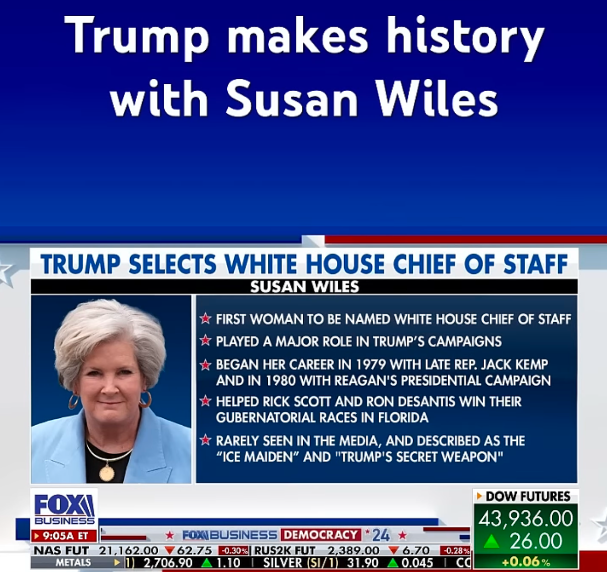 Watch “Here’s what you need to know about Susan Wiles, Trump’s WH chief ...