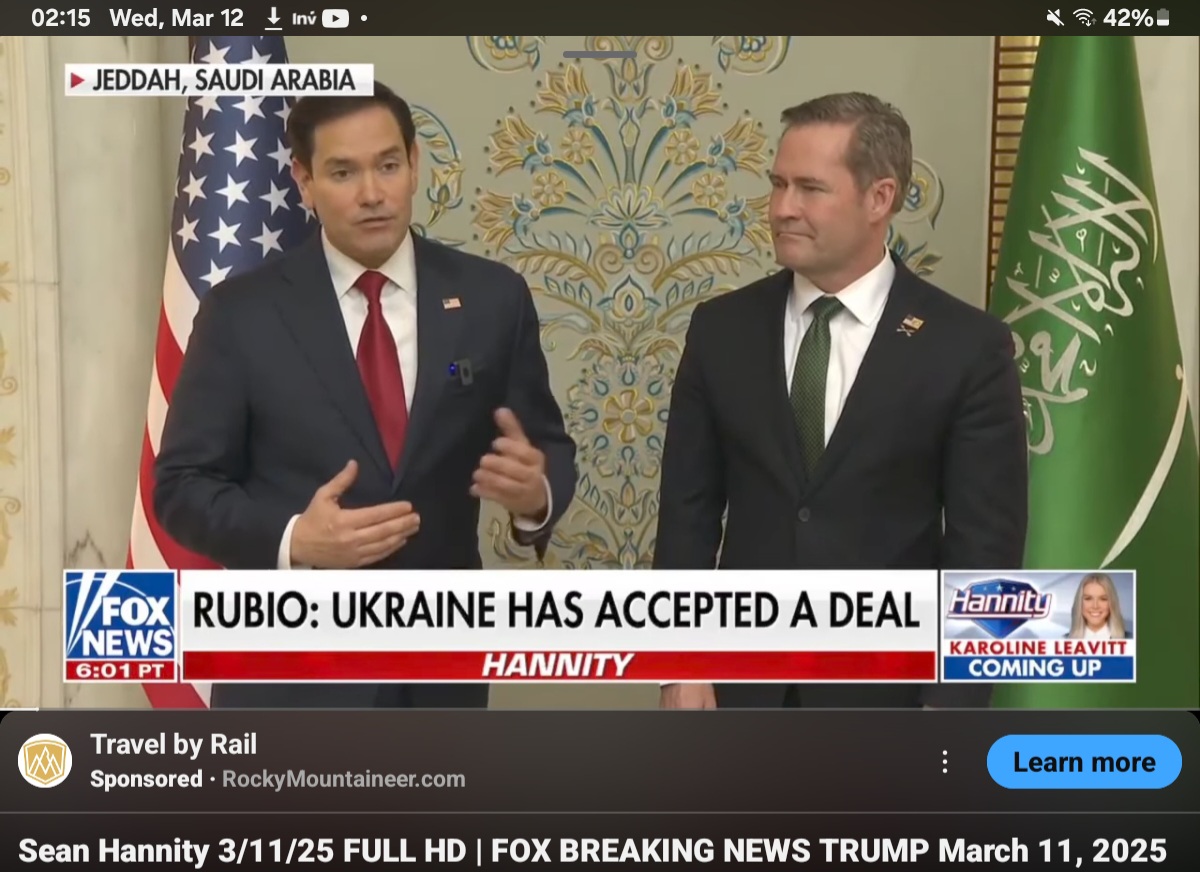 Watch “Sean Hannity 3/11/25 FULL HD | FOX BREAKING NEWS TRUMP March 11 ...