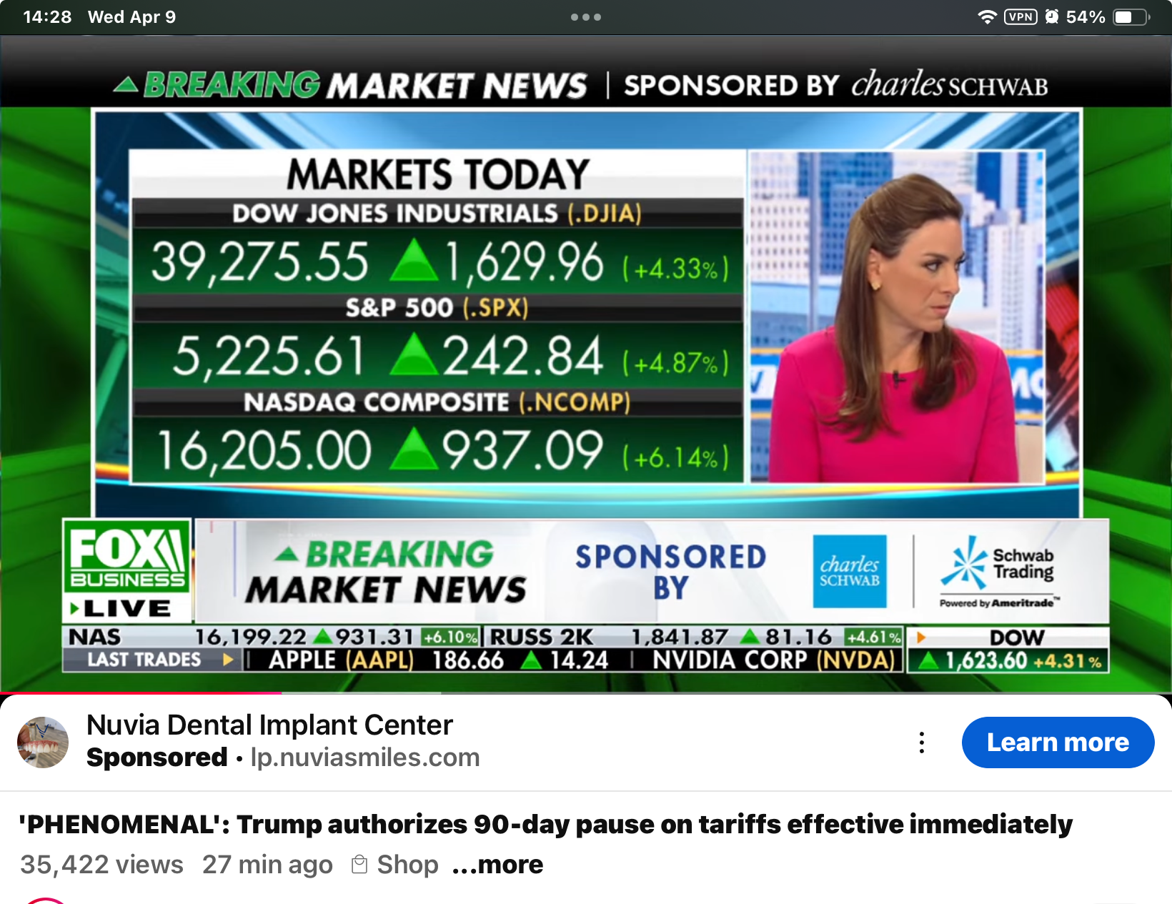 Trump Announces 90-Day Pause on Reciprocal Tariffs, Raises Levy on ...