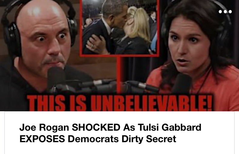 Joe Rogan SHOCKED As Tulsi Gabbard EXPOSES Democrats Dirty Secret ...