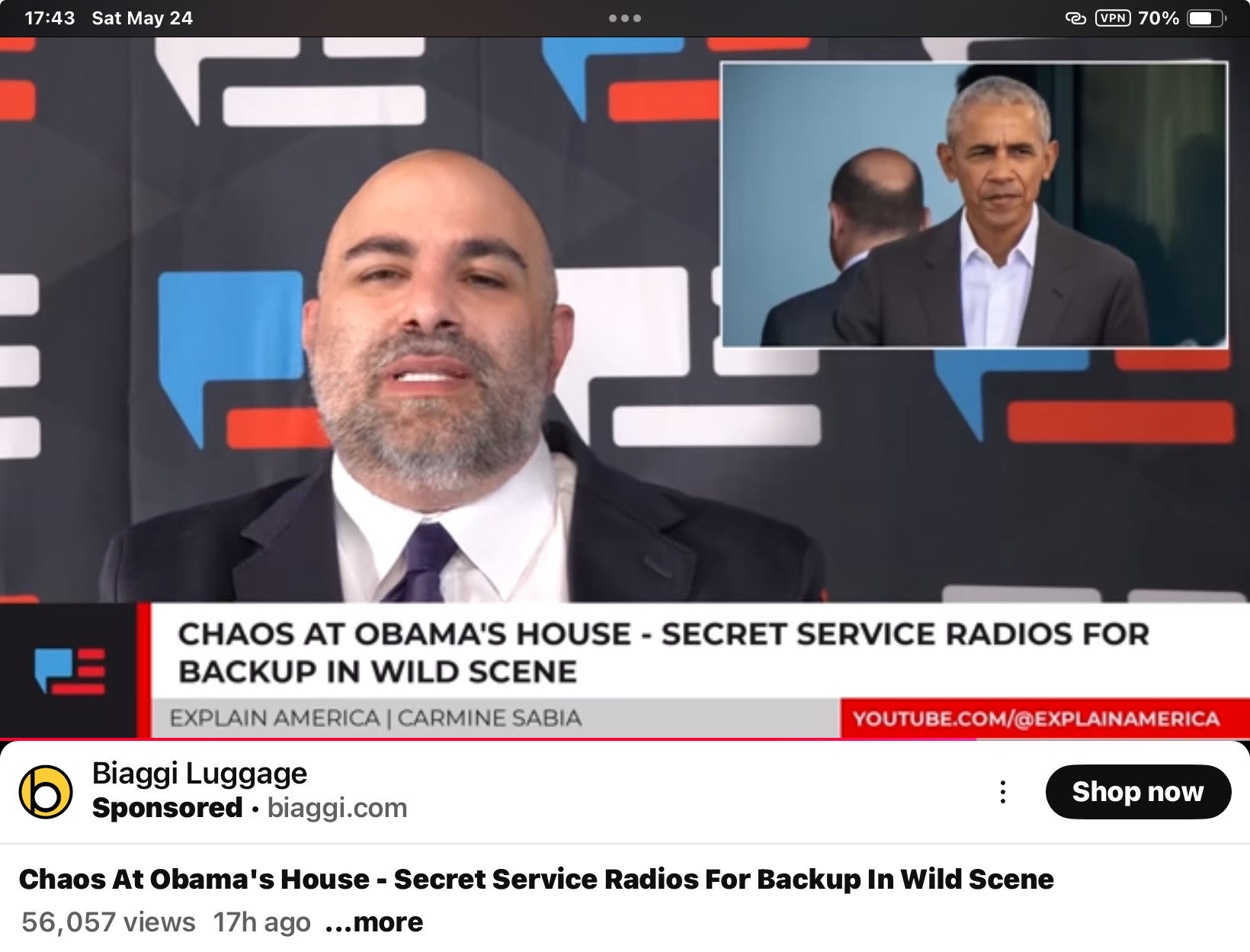Watch “Chaos At Obama’s House – Secret Service Radios For Backup In ...