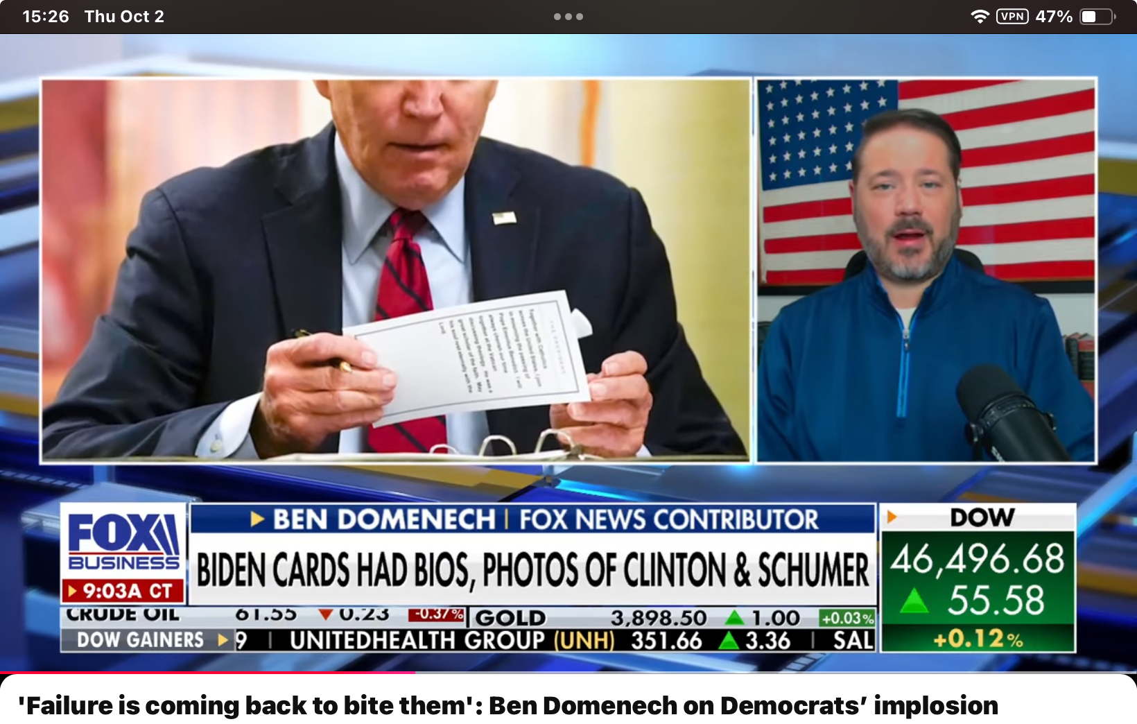 Watch “‘Failure is coming back to bite them’: Ben Domenech on Democrats’ implosion” on YouTube ...