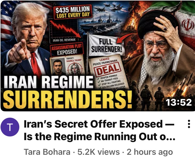 Watch “Iran’s Secret Offer Exposed — Is the Regime Running Out of ...